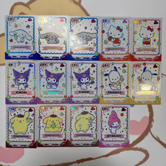 Sanrio | Toys | Sanrio Characters Trading Cards V Series Lot 14 | Poshmark
